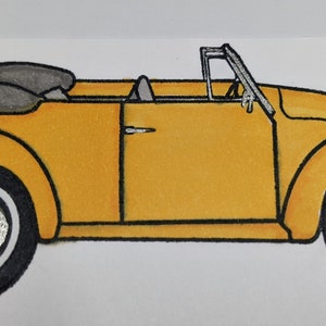 Happy Birthday VW Bug Card - Etsy