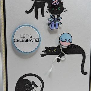 Love Cats Birthday Card - Etsy