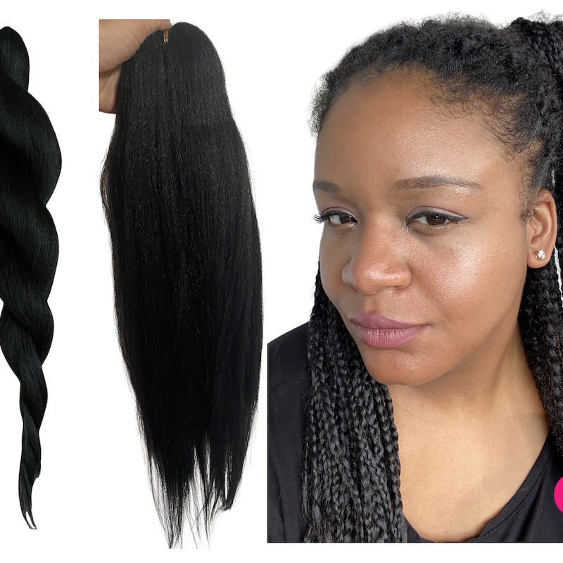 Pre Stretched Braiding Hair - Etsy