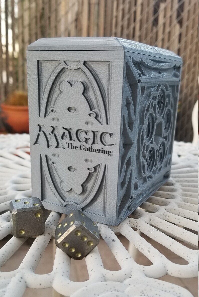 Magic The Gathering Deck and Dice Box Elements Sleeved | Etsy
