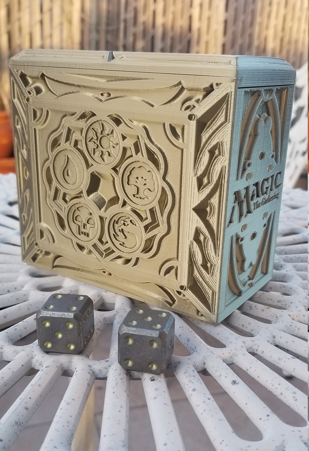 Magic the Gathering Deck and Dice Box - Elements (sleeved) - Etsy