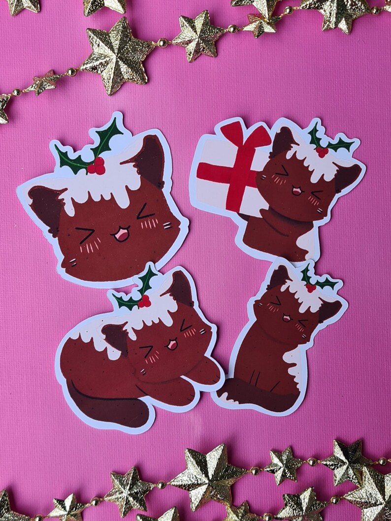 Pudding Sticker Pack - Etsy