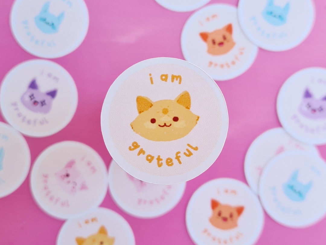 10pk Gratitude Sticker Pack I Am Grateful Sticker Pack 10pk Gratitude ...