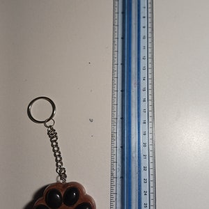 Custom Paw Keychain With Soft Squishy Toe Beans - Etsy