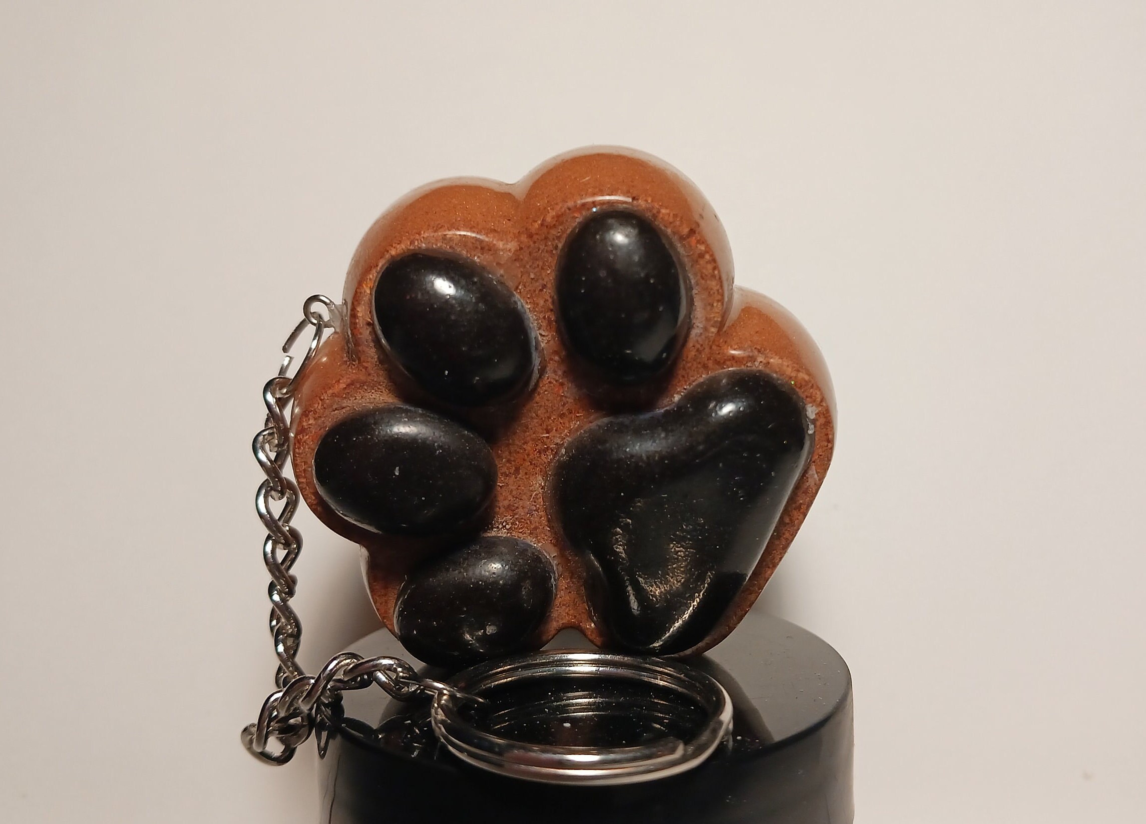 Custom Paw Keychain With Soft Squishy Toe Beans - Etsy