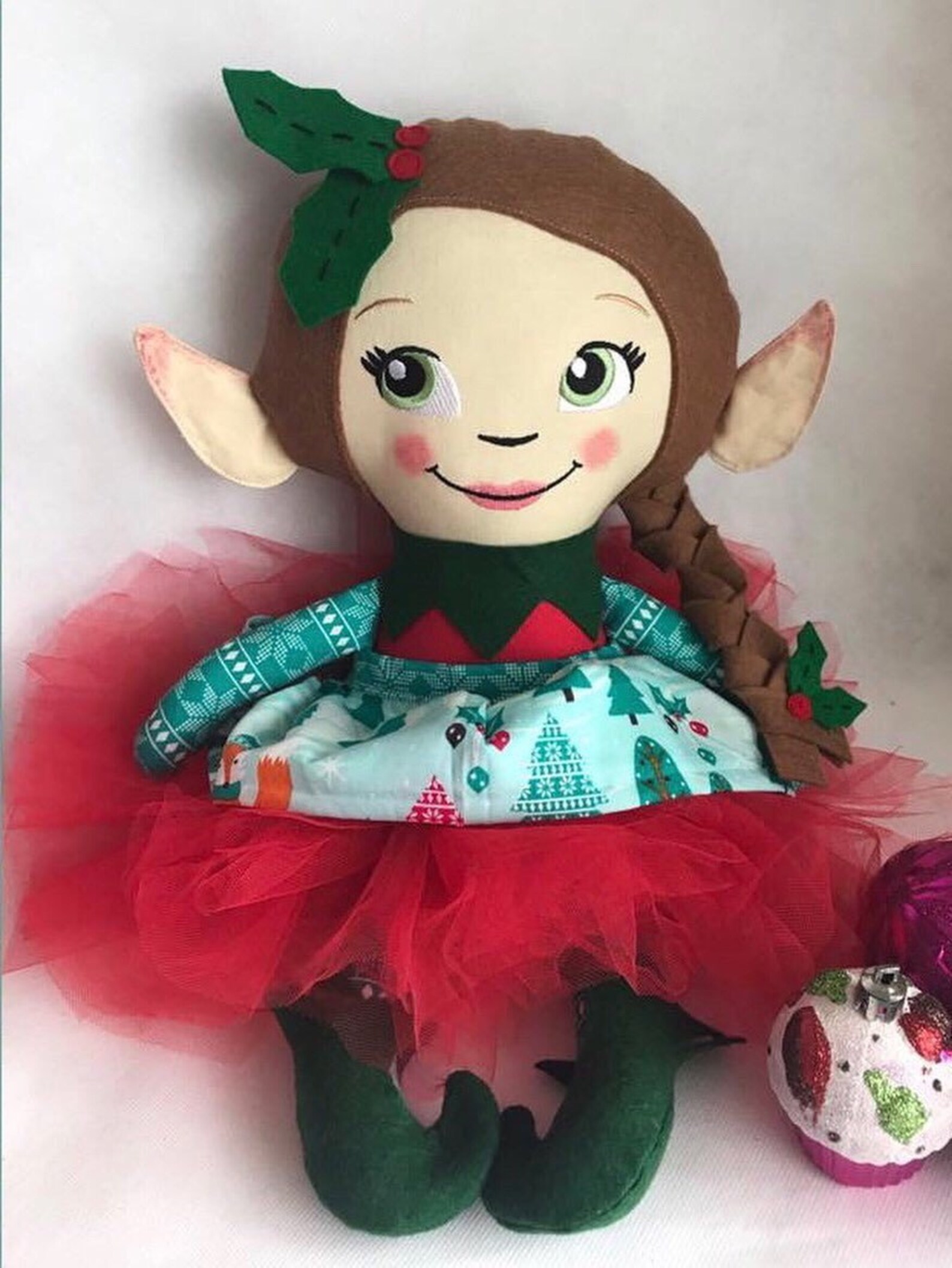 OOAK Christmas Elf Doll Christmas Elf Gift Girl Elf - Etsy