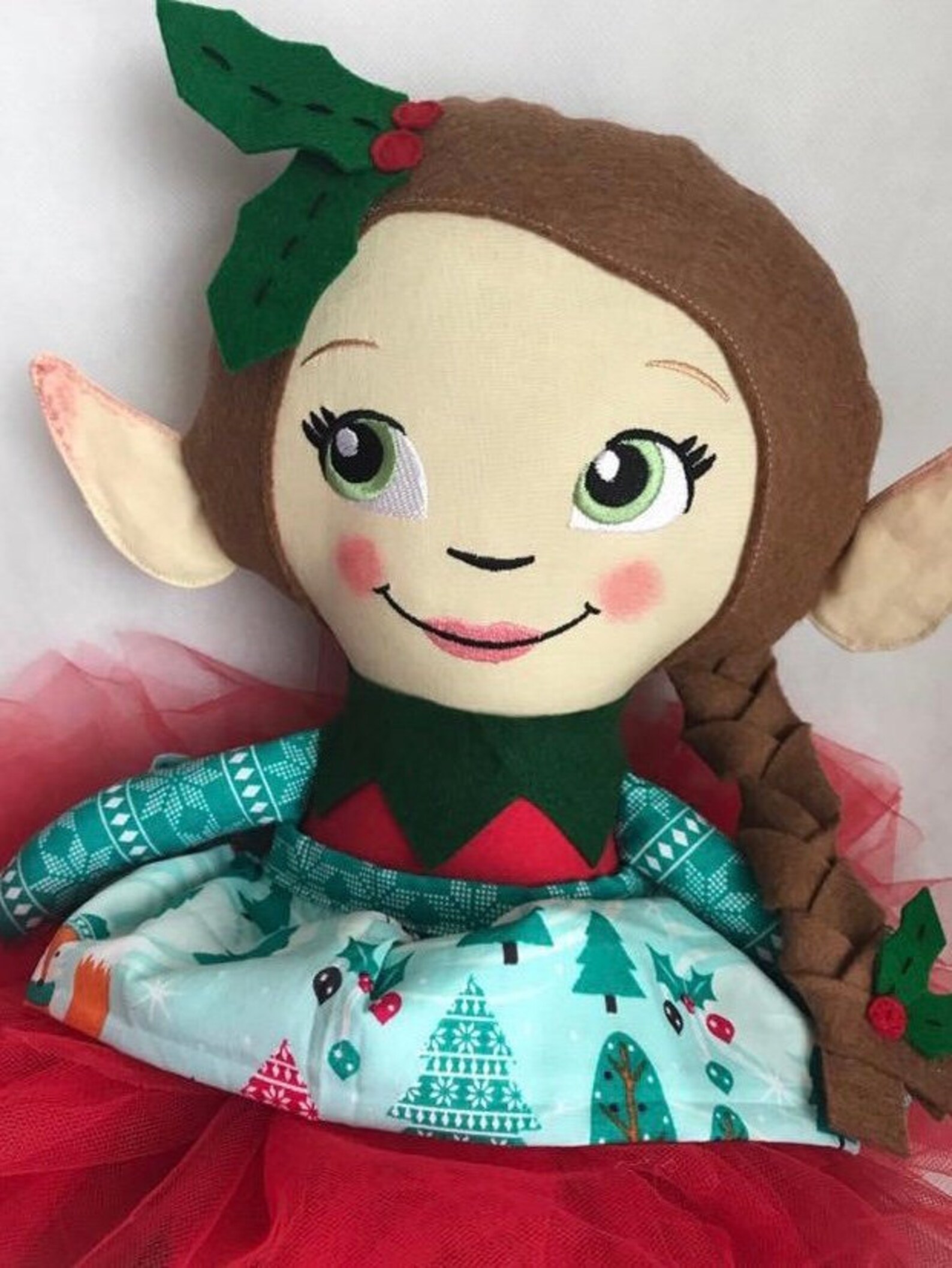 OOAK Christmas Elf Doll Christmas Elf Gift Girl Elf - Etsy