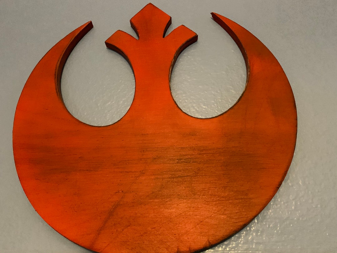 Star Wars Rebel Alliance Inspired Wall Sign, Distressed Wood Cut Out - Etsy