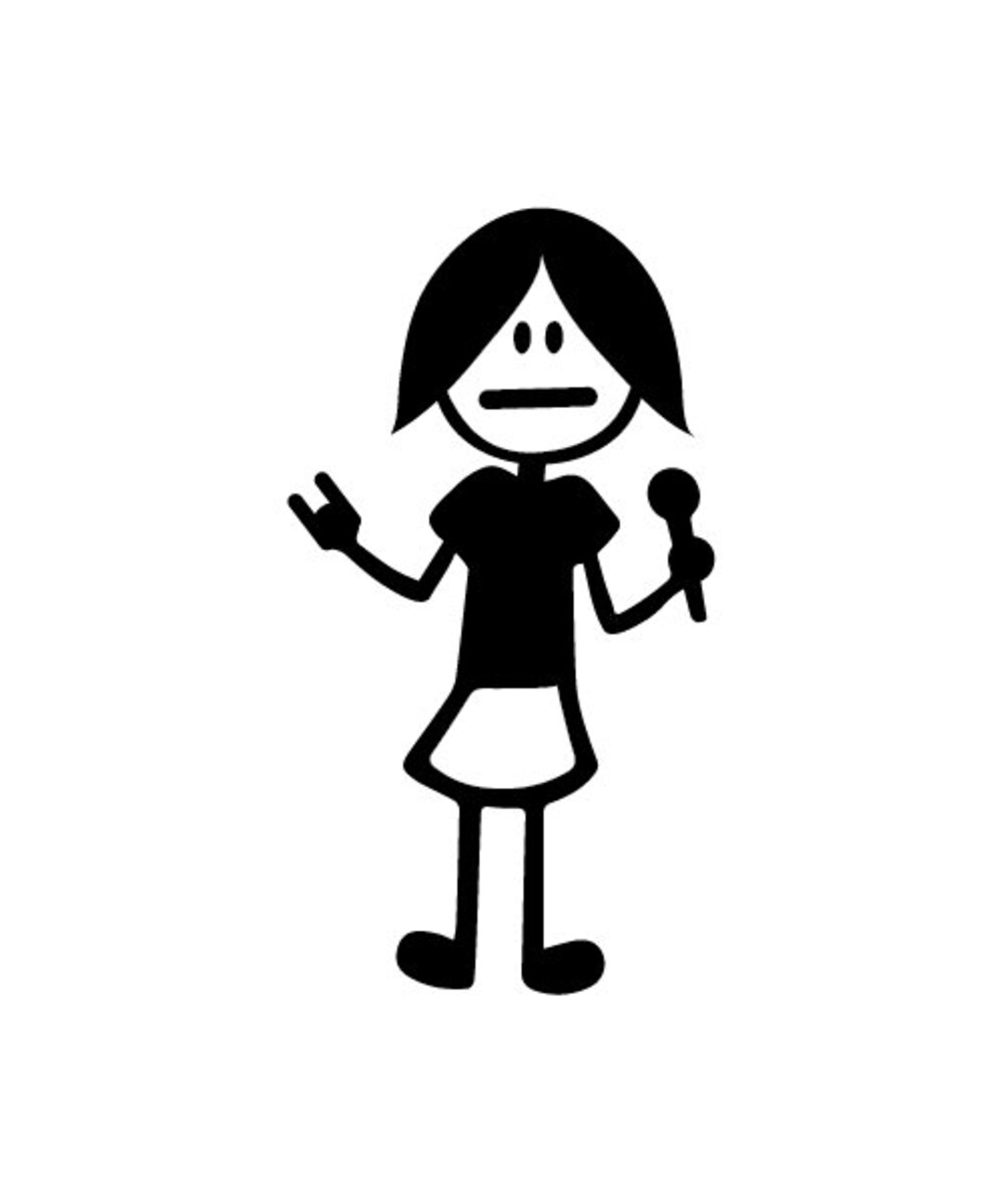 Decal - Mom, Mic, Bangs - Etsy