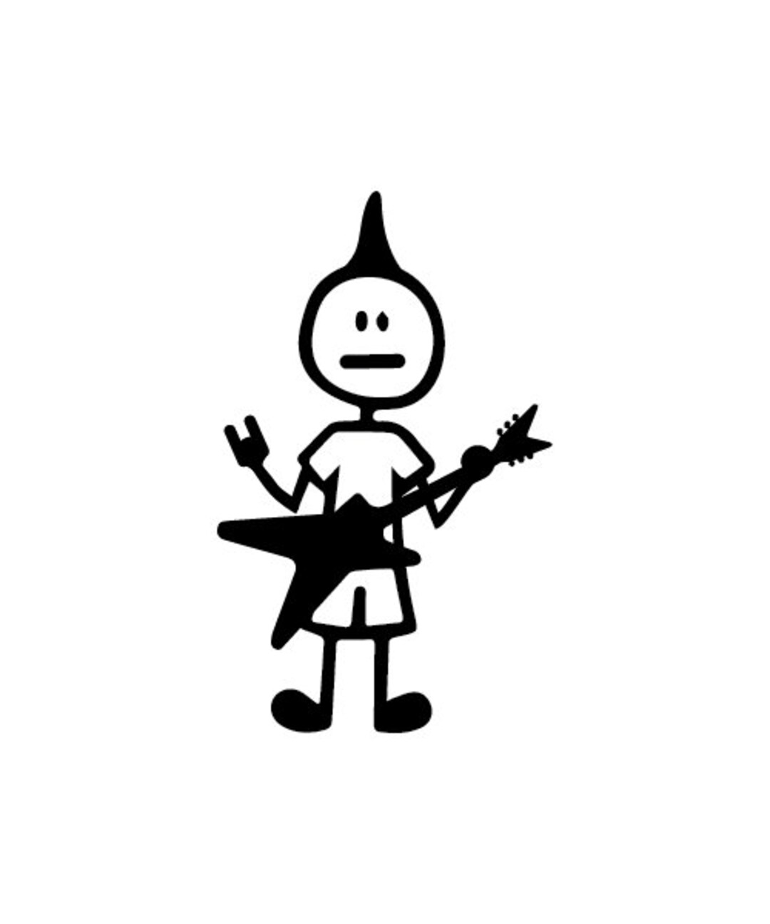 Decal - Son, Guitar, Mohawk - Etsy