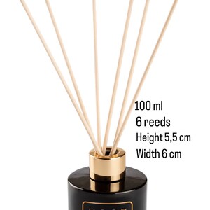 Lime, Mango Diffuser, Reed Diffuser, Candle, Home Fragrance, Black Bottle With Sticks,100 Ml ...