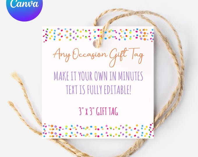 Editable Tags Instant Download, Calligraphy, Custom Tag, Minimalist Tag ...
