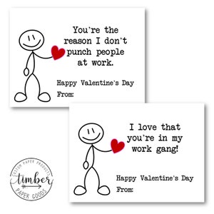 Funny Coworker Valentine's Day Cards | Office Valentine's Day Party ...