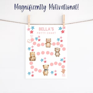 Editable Potty Training Rewards Chart | Potty Training Printables ...