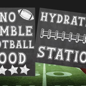 10 Chalk Game Day Signs| Printable | BIG BUNDLE | Digital Download ...