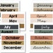 Serene Boho Classroom Calendar Kit, Neutral Palette, LOADED With ...
