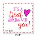 INSTANT DOWNLOAD Canva Coworker Valentinetreat Tag Employee ...