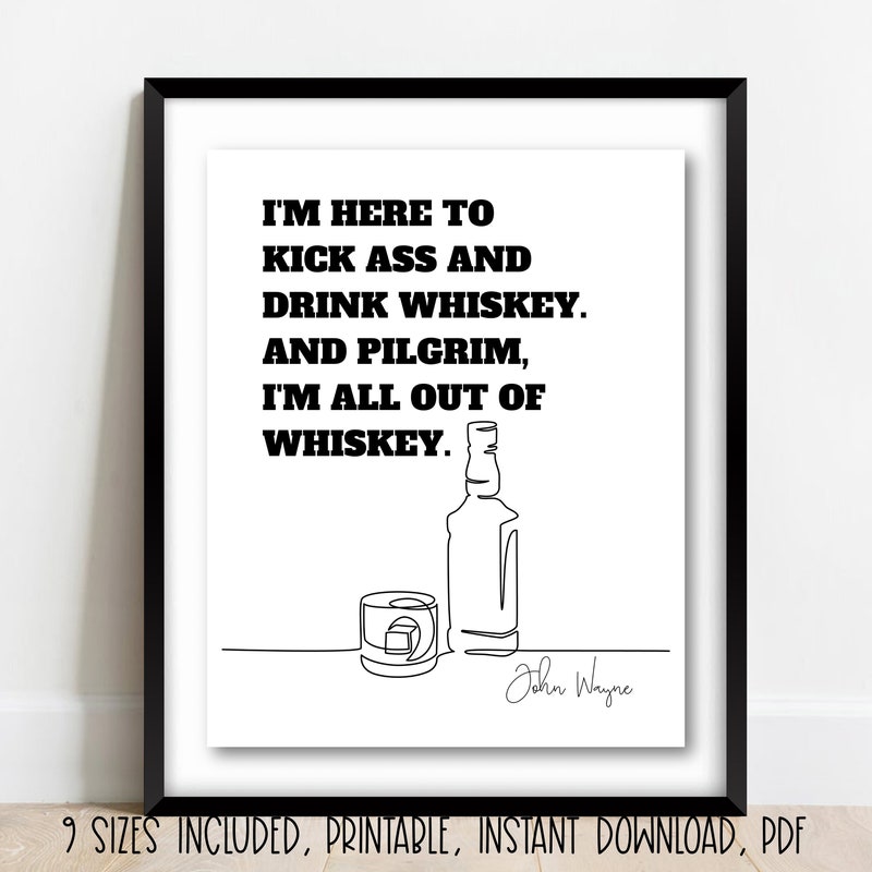 John Wayne Quote - Etsy