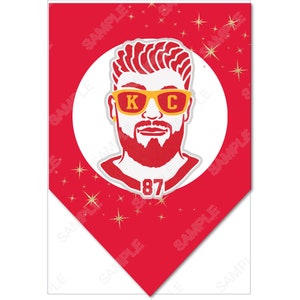 Printable Chiefs Banner, Super Bowl Printable Decorations, Football ...