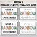 Boho Rainbow Classroom Door Decor Modern Classroom Decor Boho Rainbows ...