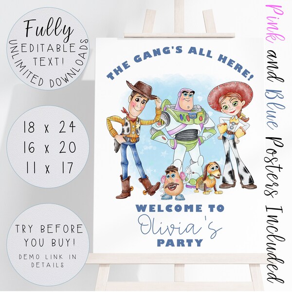 Toy Story Printables - Etsy