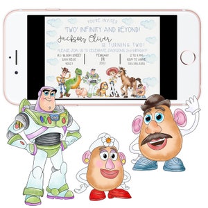 Infinity and Beyond Invitation Template, Cloud Design. FULLY EDITABLE ...