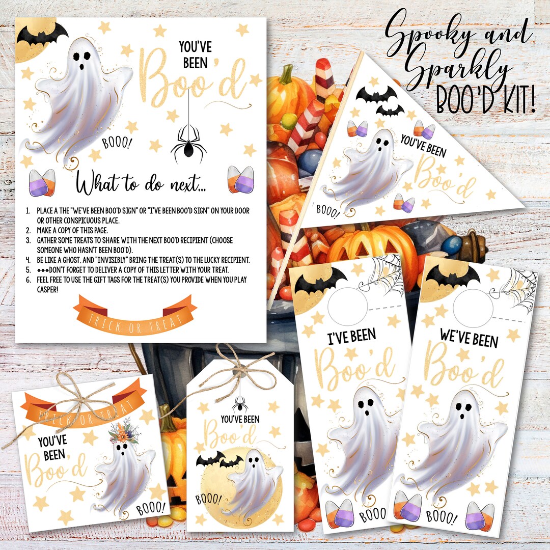 Office You've Been Boo'd Kit. EDITABLE! I've Been Booed Kit Coworker ...