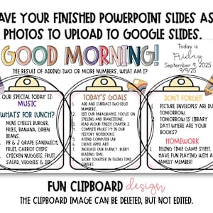 Morning Slides Templates With 190 Quotes, Questions, and Riddles for ...