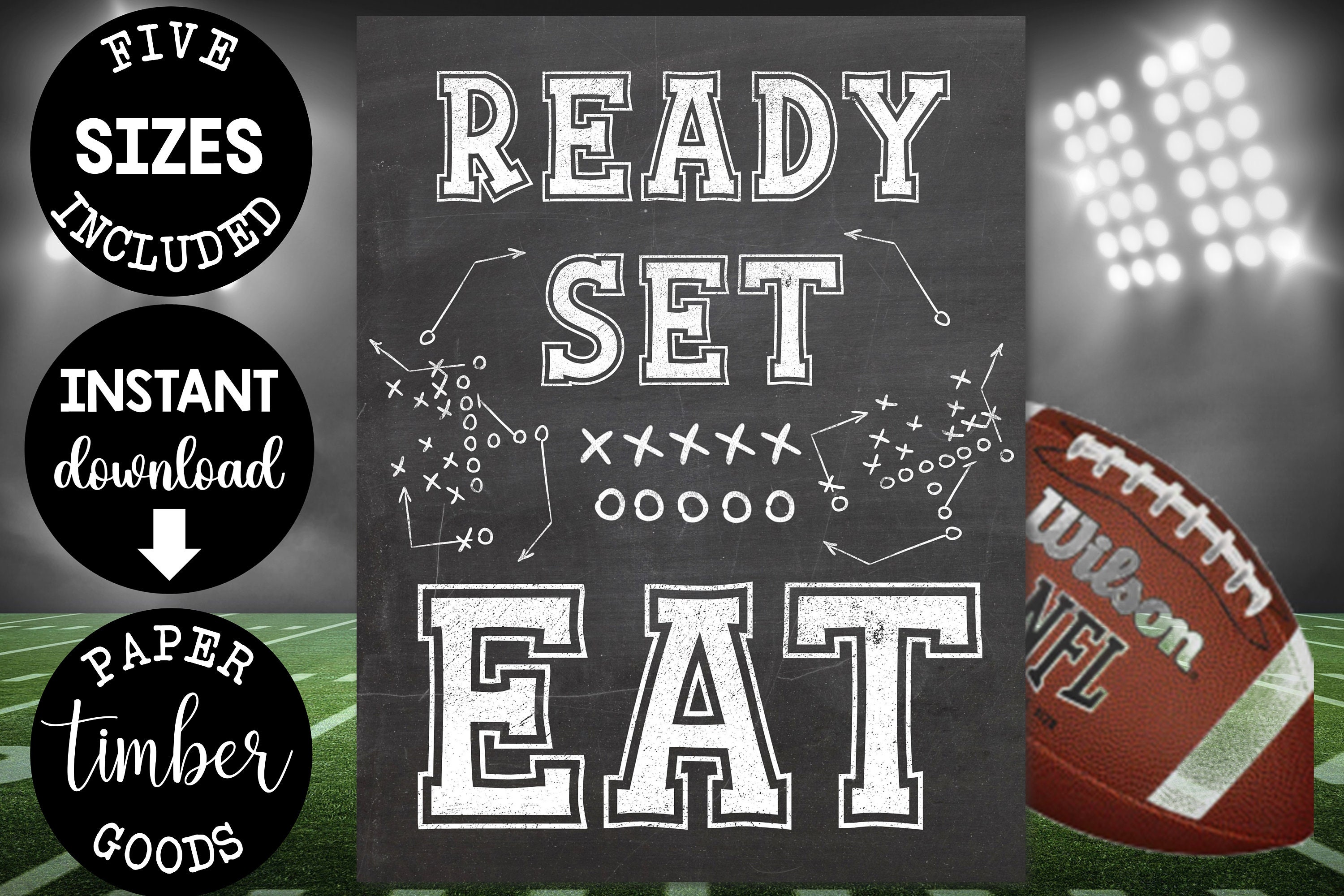 Cute Football Signs Ideas