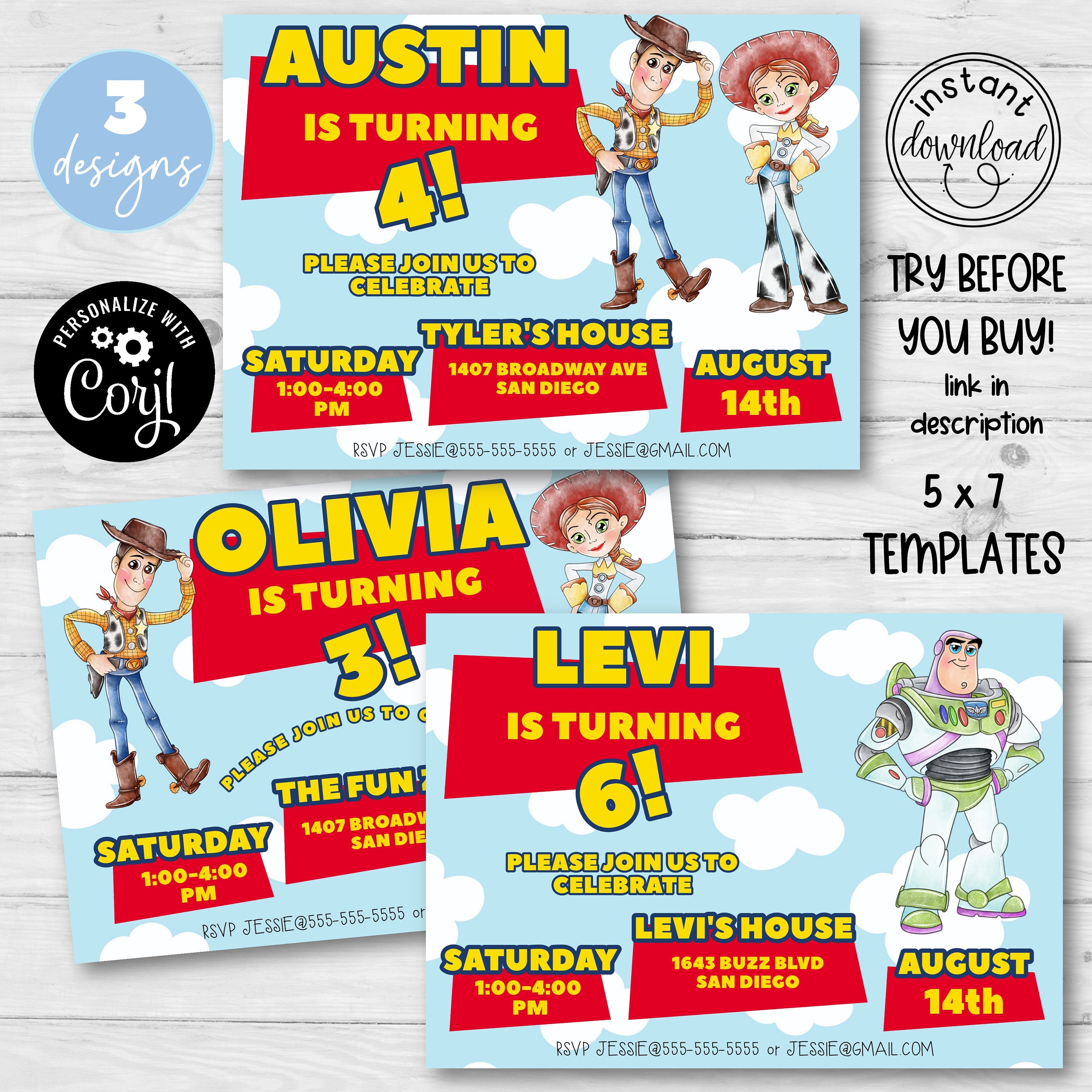 Toy Story Logo Template