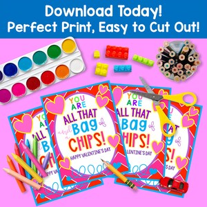 Printable, Editable Valentine's Day Card | All That & A Bag of Chips ...