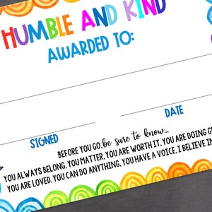 Positive Editable Classroom Awards | Student Awards | Printable Class ...