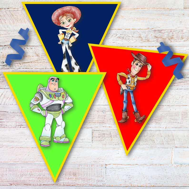 Toy Story Theme Banner. EDITABLE Toy Story Party Banner. Toy - Etsy
