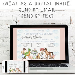 Infinity and Beyond Invitation Template, Cloud Design. FULLY EDITABLE ...