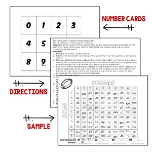 The Big Game Grid Game Super Bowl Party Super Bowl 58 Squares Game ...