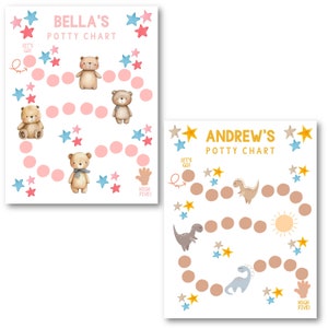 Editable Potty Training Rewards Chart | Potty Training Printables ...