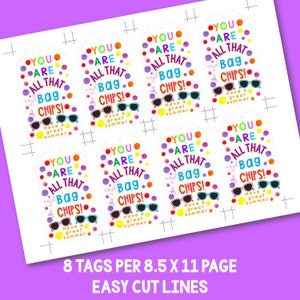 School End of Year Gift Tag, Year End Gift Tag, Tag for Students, Tag ...