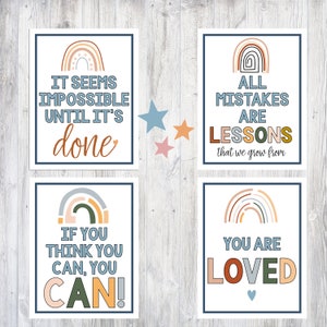 Inspirational Classroom Posters | Growth Mindset Posters | Classroom ...