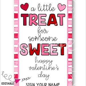 DIY Valentine's Day Chocolate Spoon Kit. EDITABLE Chocolate Spoon Tags ...