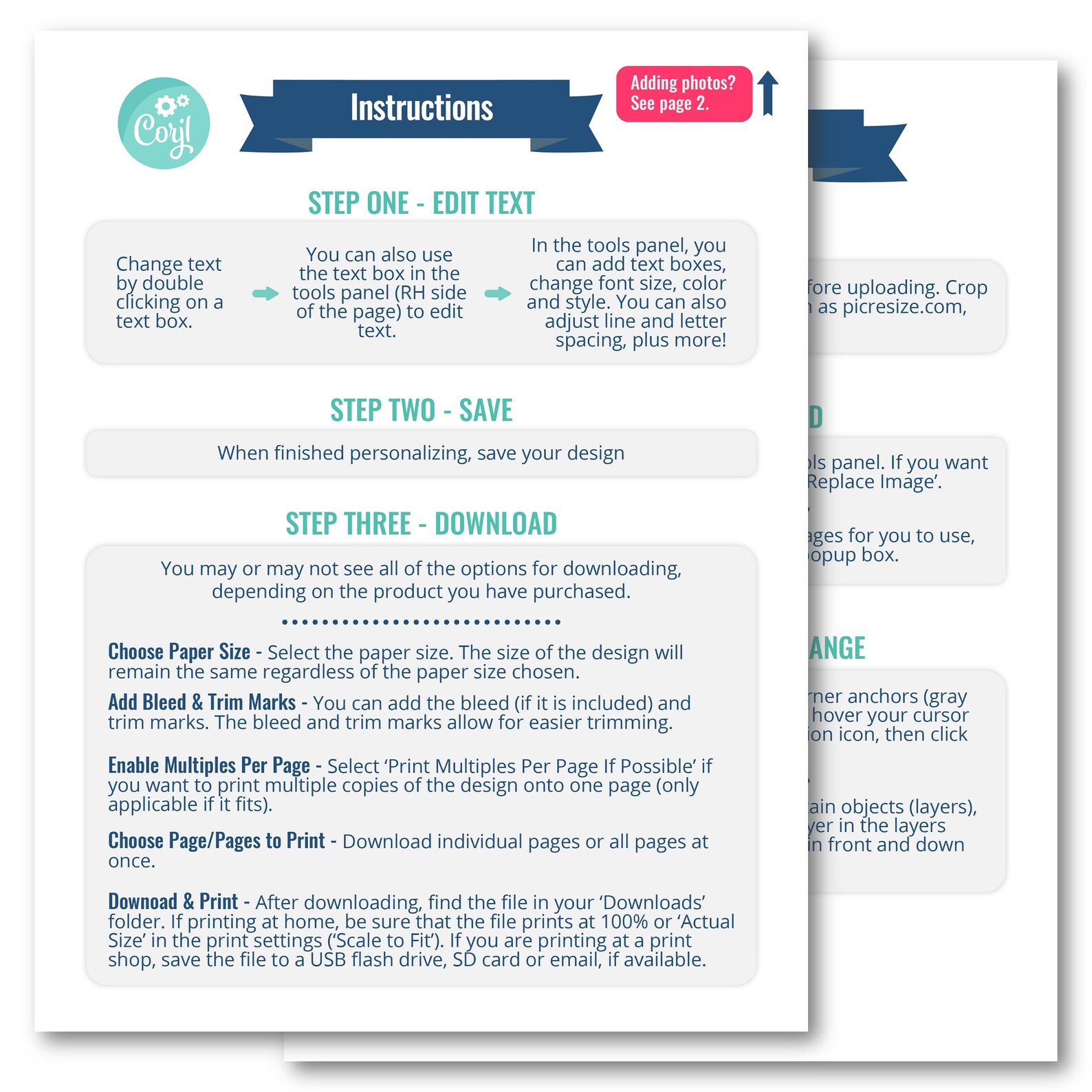 Printable Editable Christmas Gift Tags Digital Holiday Tags - Etsy