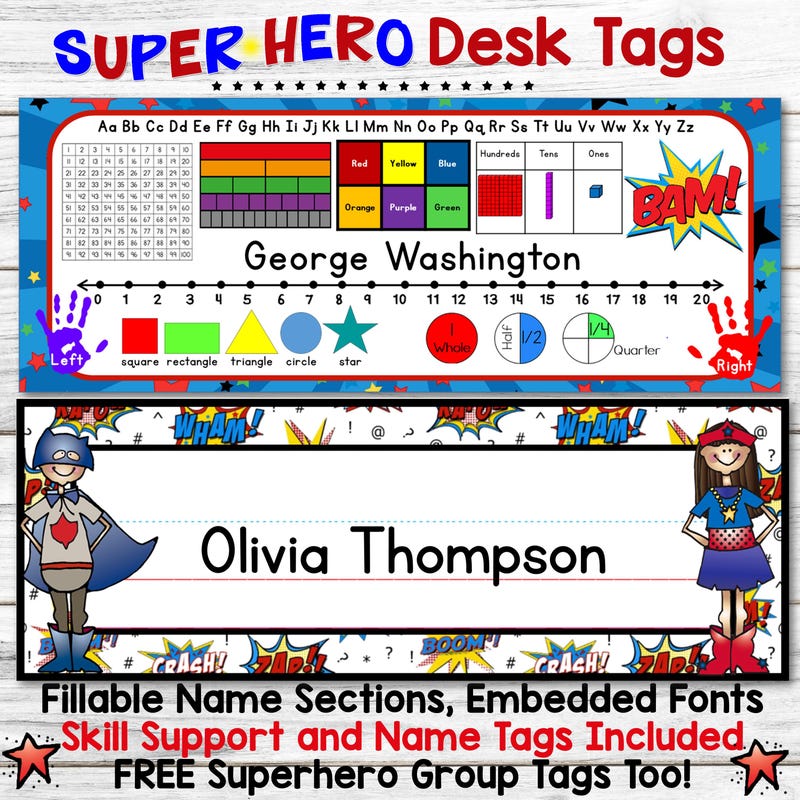 Superhero Classroom - Etsy