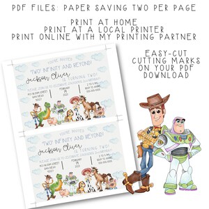 Infinity and Beyond Invitation Template, Cloud Design. FULLY EDITABLE ...