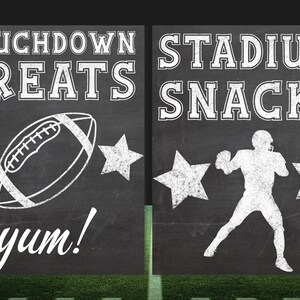 10 Chalk Game Day Signs| Printable | BIG BUNDLE | Digital Download ...