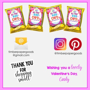 Printable, Editable Valentine's Day Card | All That & A Bag of Chips ...