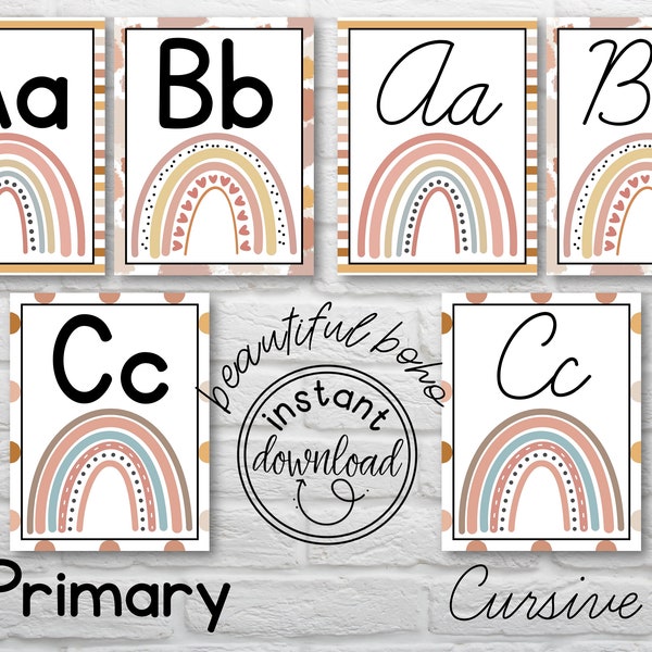 Cursive Alphabet - Etsy