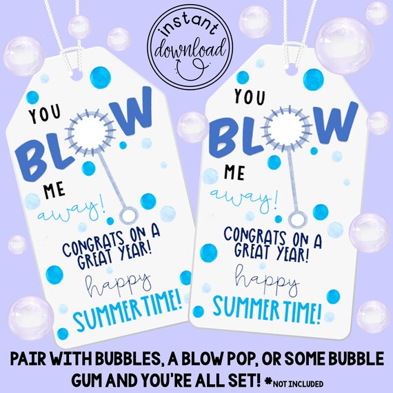 School End of Year Gift Tag Year End Gift Tag Tag for | Etsy