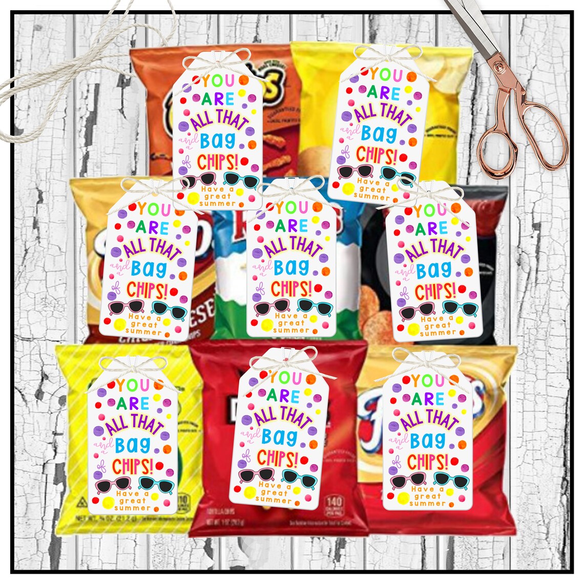 School End of Year Gift Tag Year End Gift Tag Tag for - Etsy