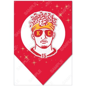 Printable Chiefs Banner, Super Bowl Printable Decorations, Football ...