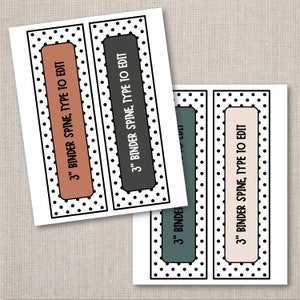 BOHO Vibes! - Professional, Modern BOHO Binder Covers and Spines ...