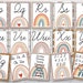 Boho Rainbow Alphabet Posters, Primary Alphabet, Cursive Alphabet ...